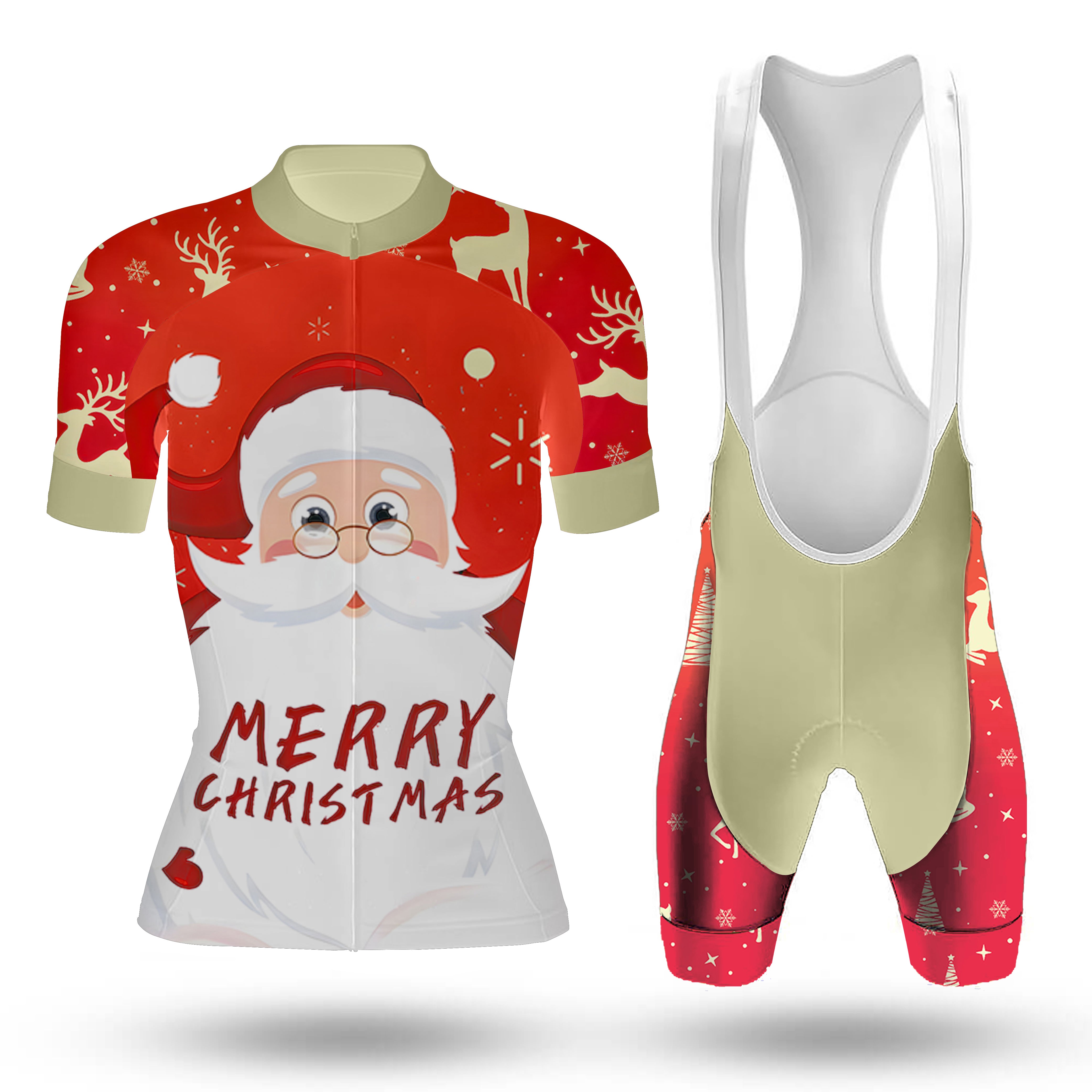 Merry Christmas Women's Short Sleeve Cycling Kit – Rssc Sports