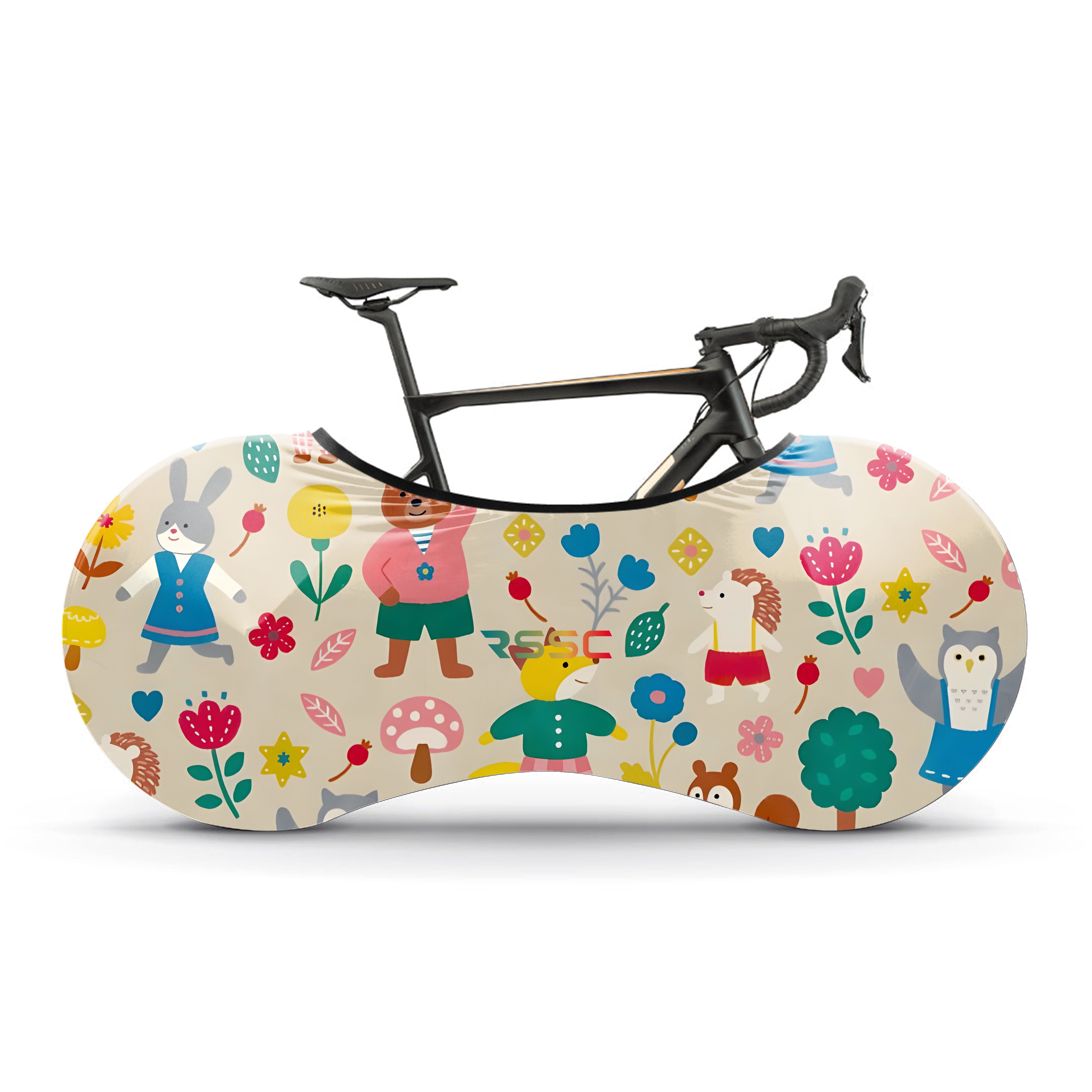 Cartoon Animals Bicycle Wheels Cover - Clean & Convenient – Rssc Sports