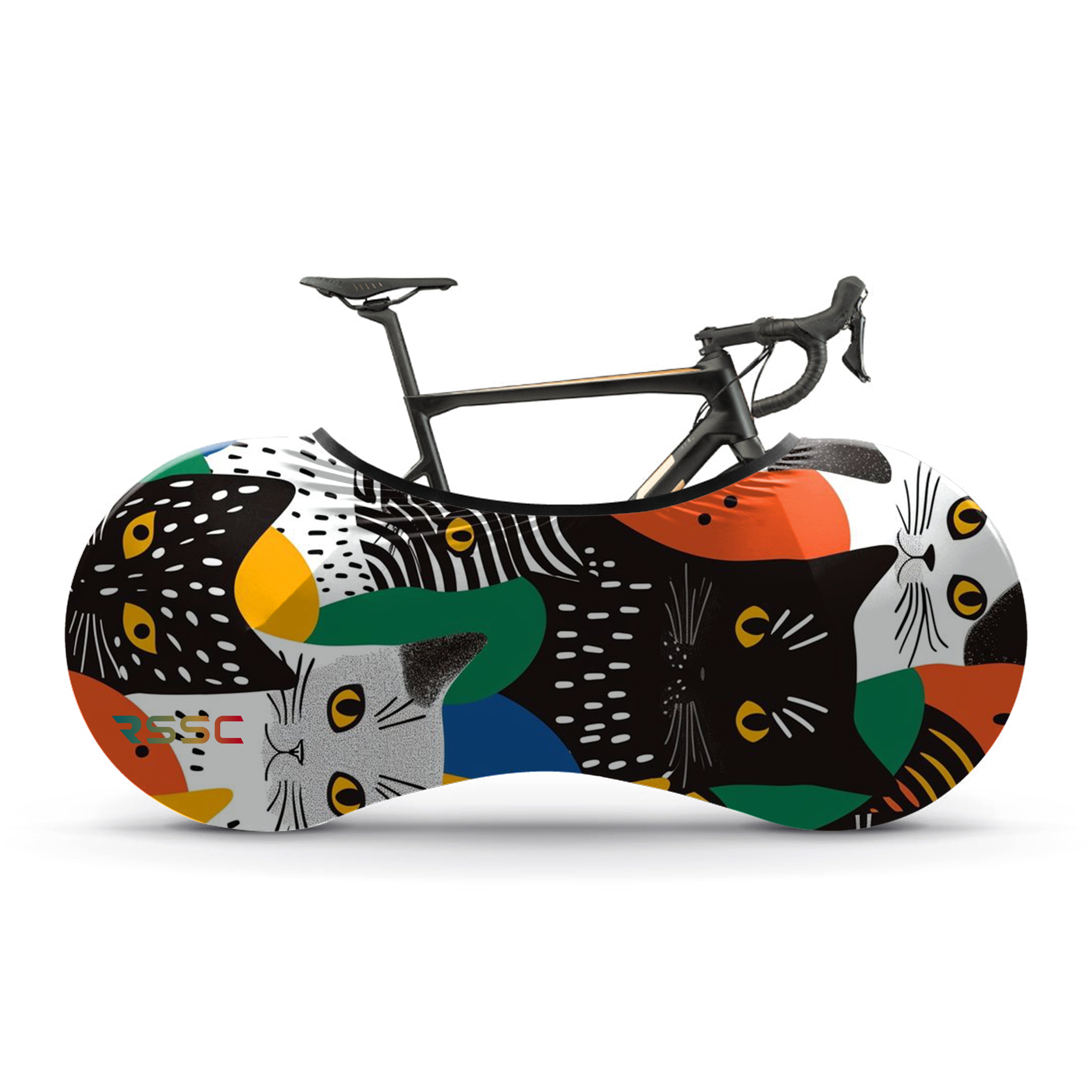 A Bunch Of Cats Bicycle Wheels Cover - Clean & Convenient – Rssc Sports