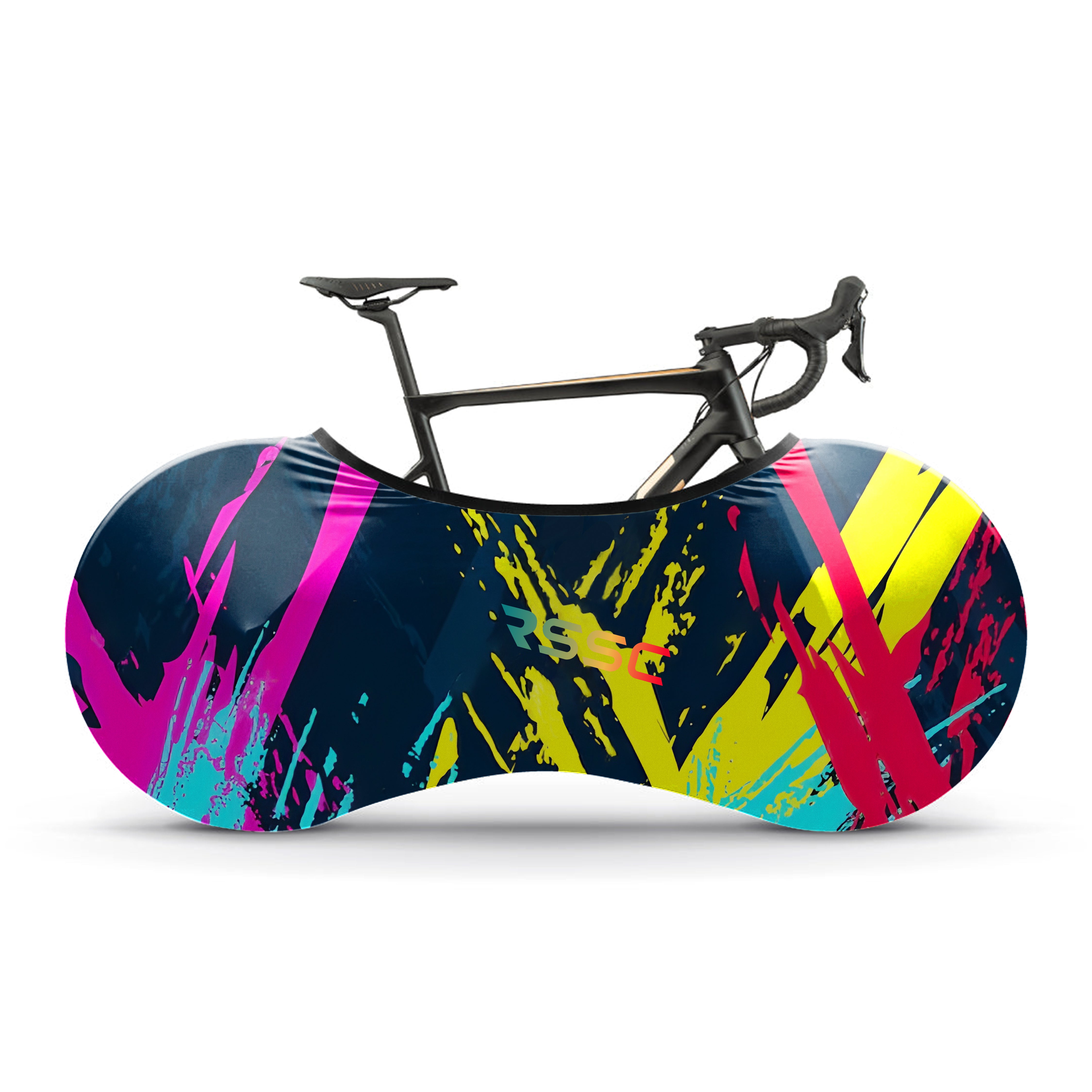 Colorful Abstract Movement Bicycle Wheels Cover - Clean & Convenient ...