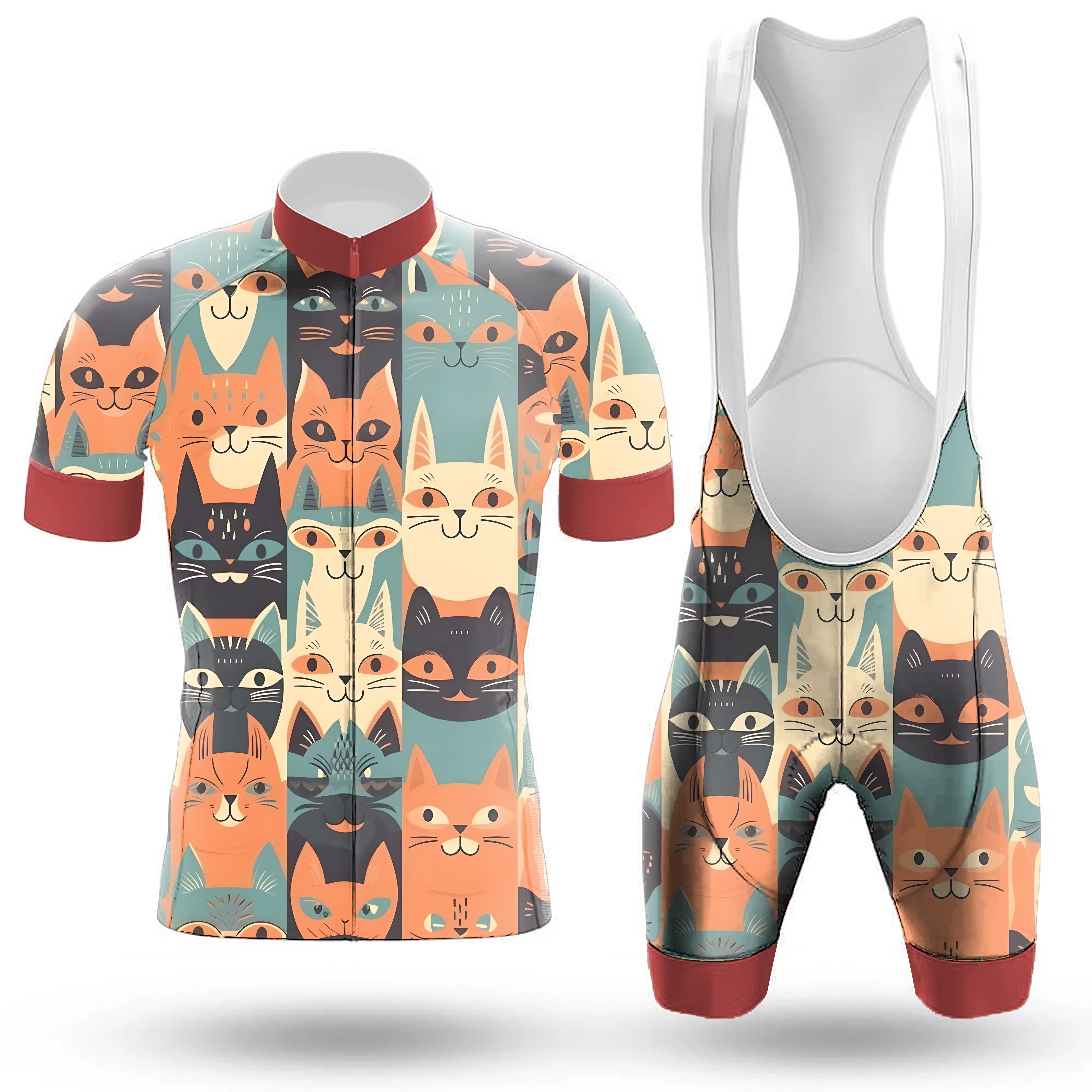 Emoticon Cat Men's Cycling Kit - Bold & Stylish | RSSC Sports – Rssc Sports