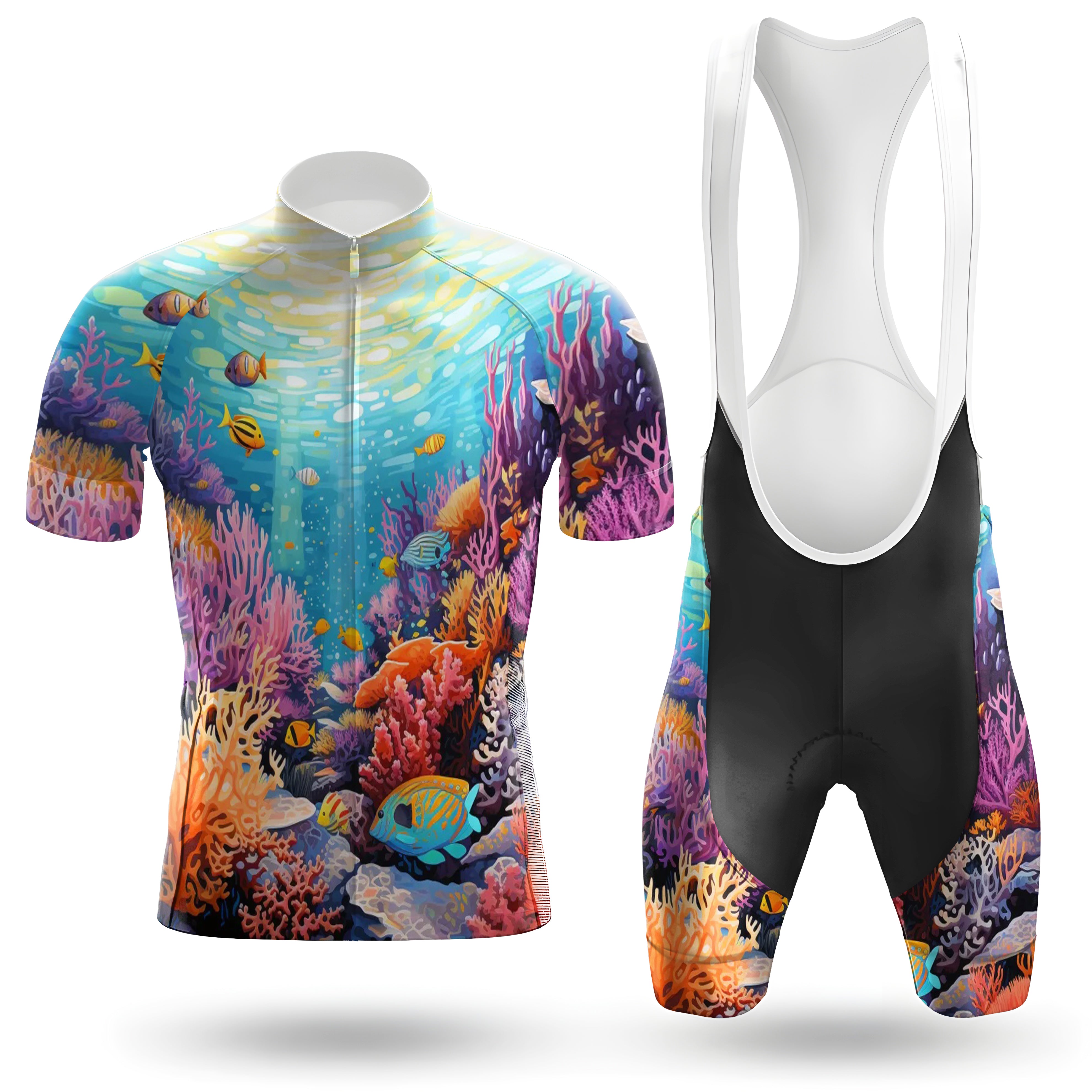 Colorful Corals Men's Cycling Kit - Bold & Stylish | RSSC Sports – Rssc ...