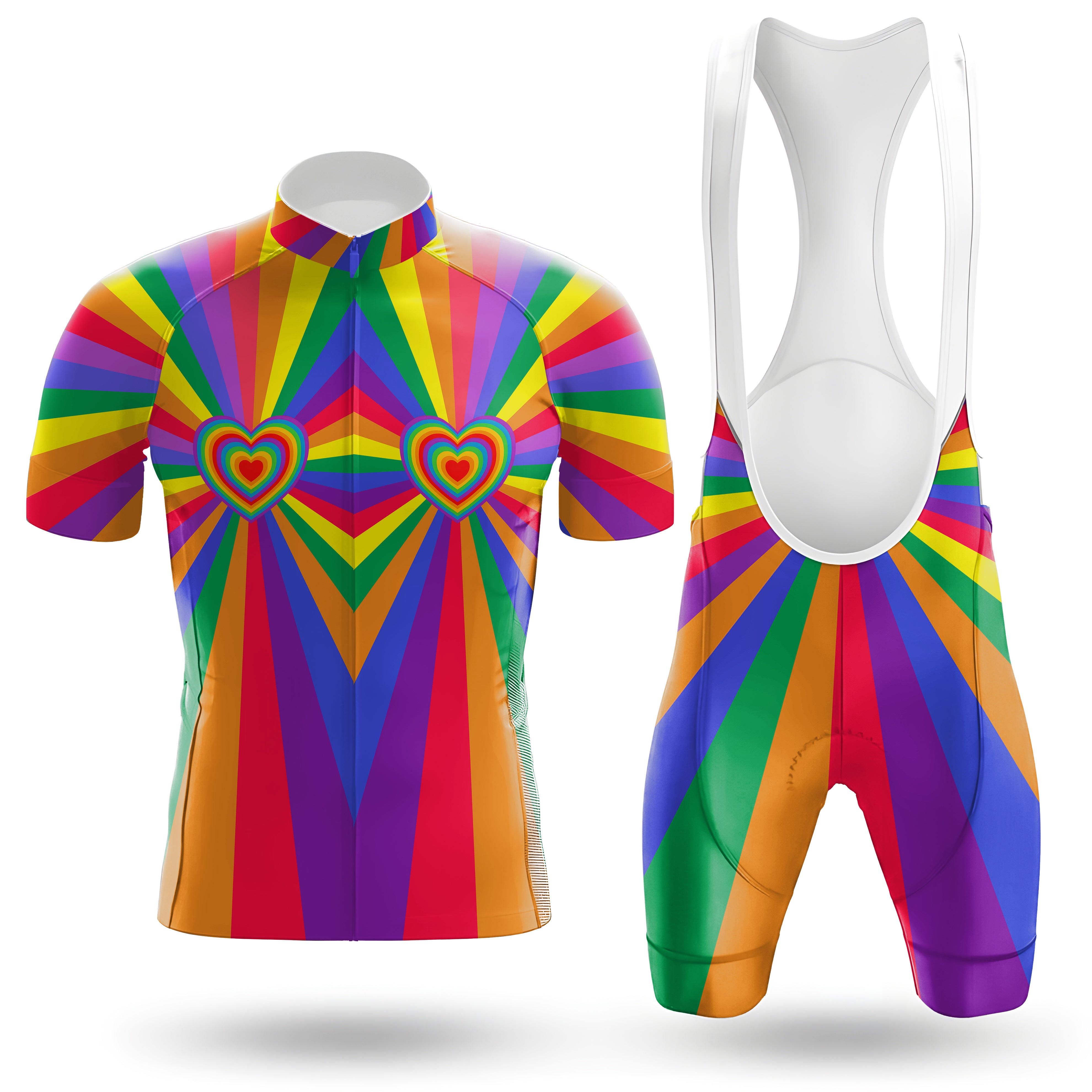 Love Rainbow Men's Cycling Kit - Bold & Stylish | RSSC Sports – Rssc Sports