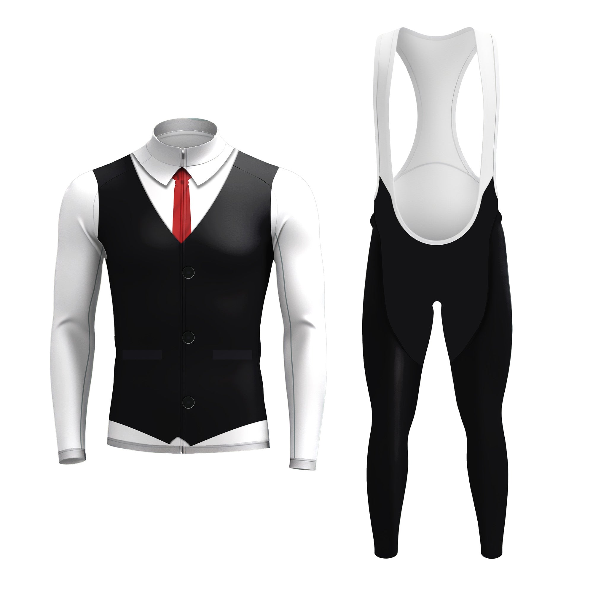 Elegant Thug Black Men's Long Sleeve Cycling Kit | RSSC Sports – Rssc ...