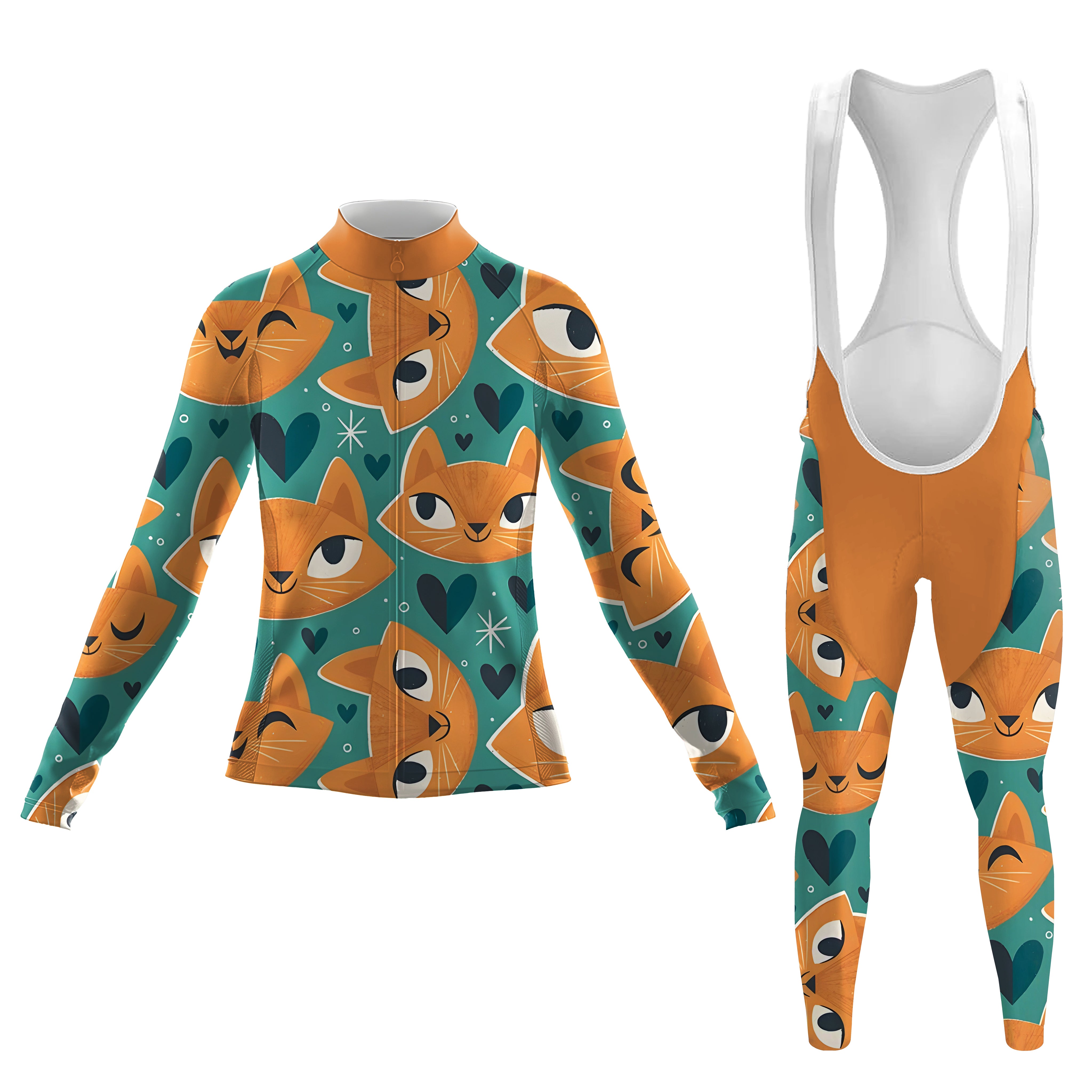 Cats Cats Cats! Women's Long Sleeve Cycling Kit – Rssc Sports