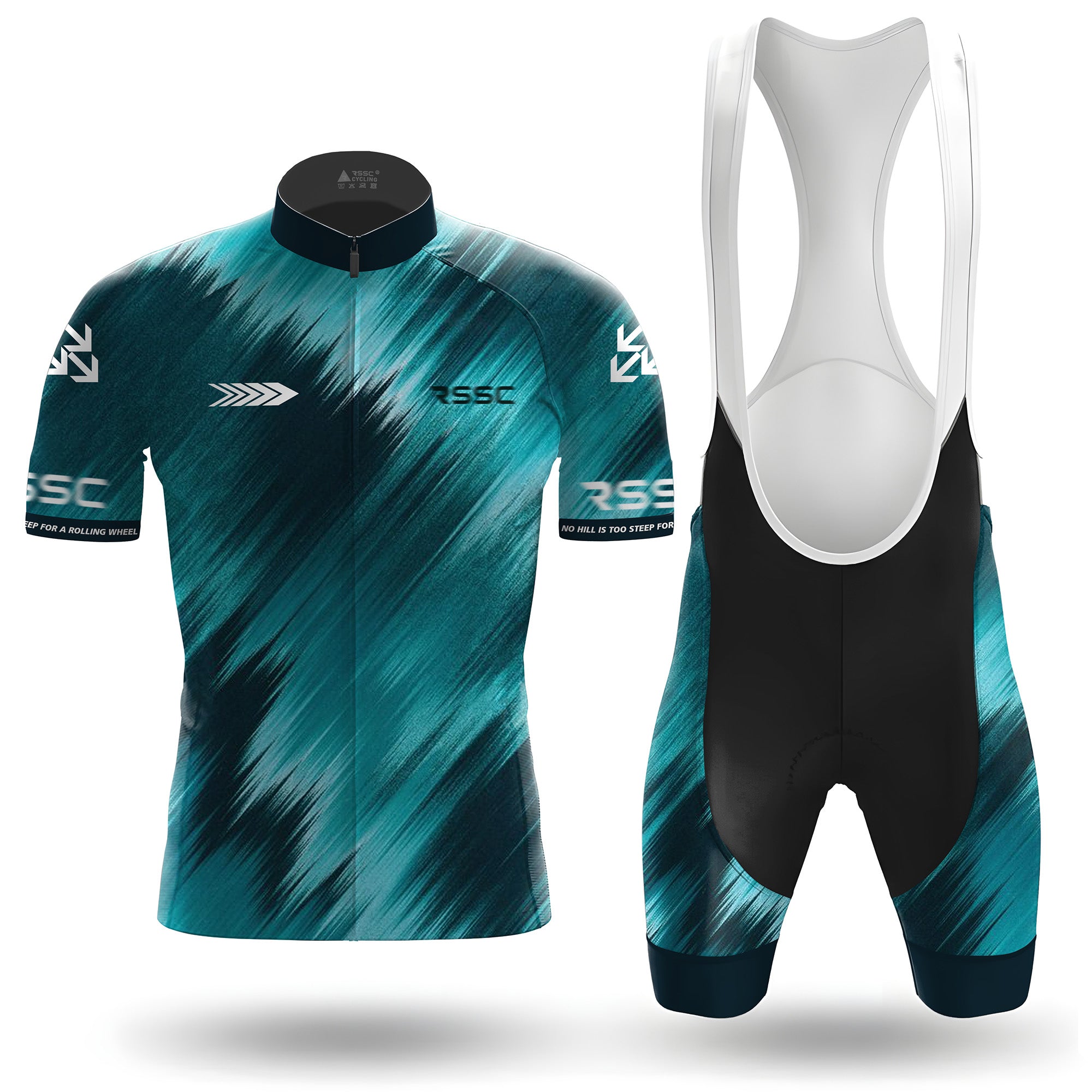 RSSC Swift Cyan Men's Short Sleeve Cycling Kit - Bold & Stylish | RSSC ...