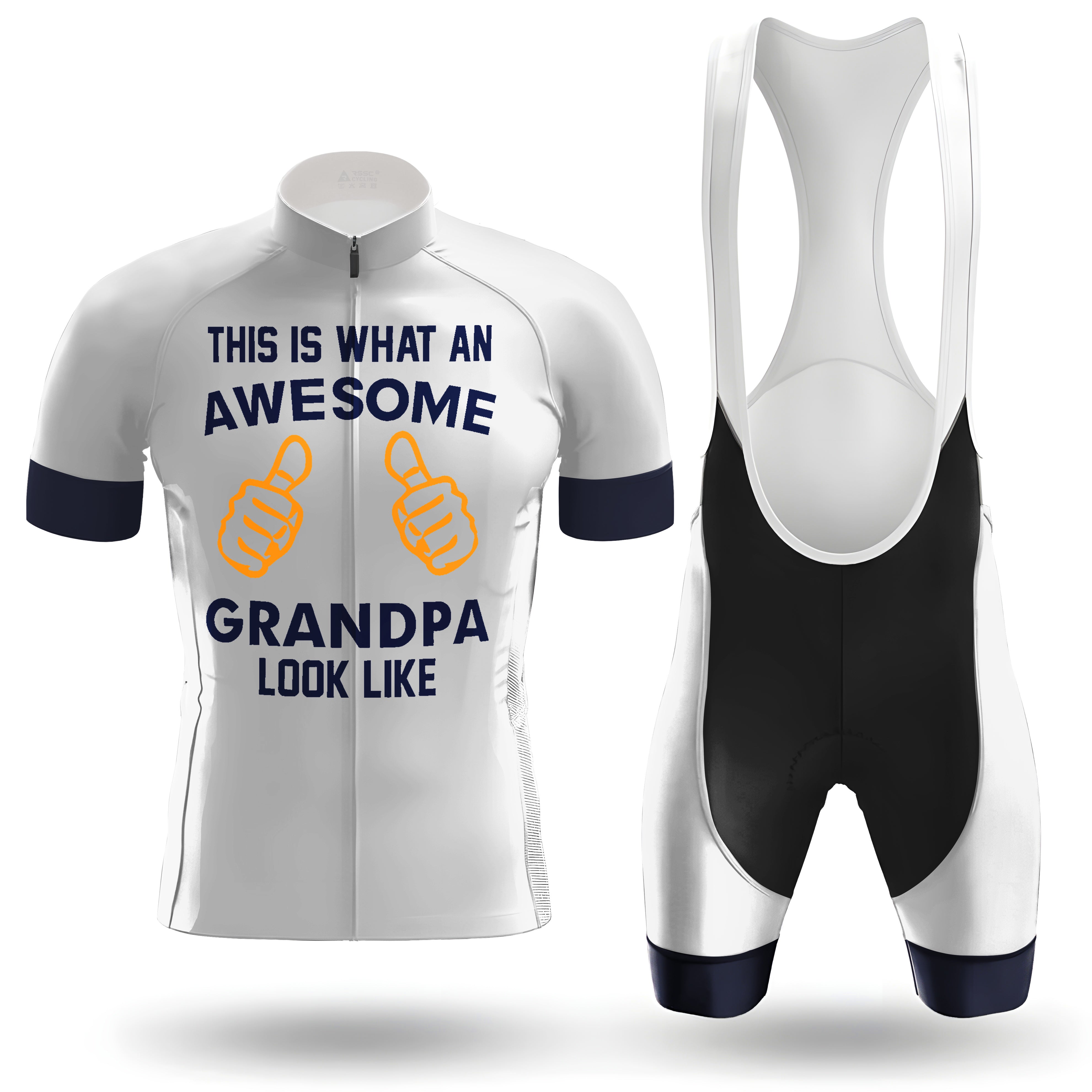 Awesome Grandpa Men's Short Sleeve Cycling Kit - Bold & Stylish | RSSC ...