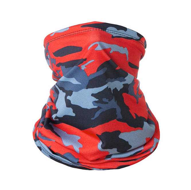 Red Camouflage Faceguard Anti Pollution Scarf Face Cover – Rssc Sports