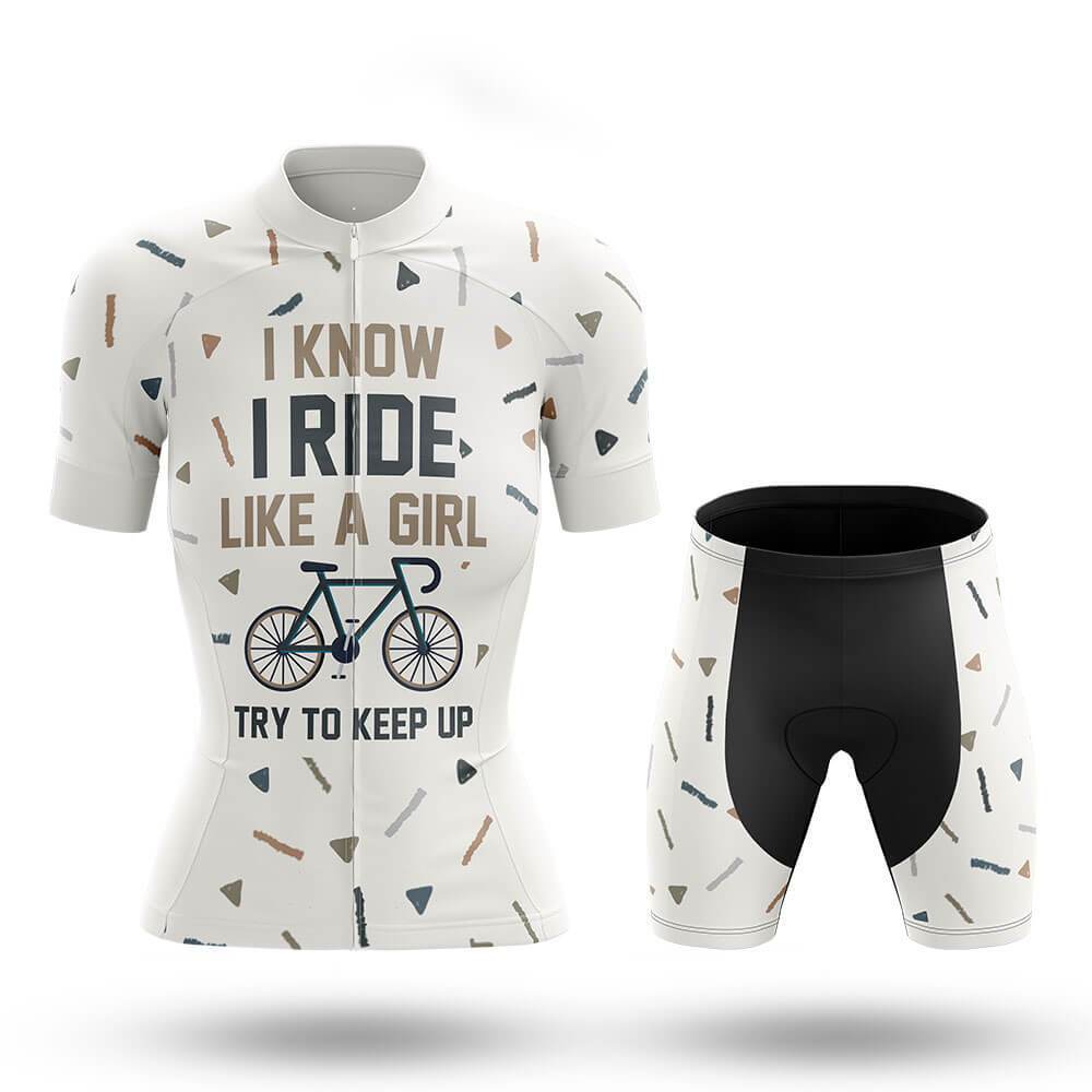 Like A Girl Women's Short Sleeve Cycling Kit – Rssc Sports
